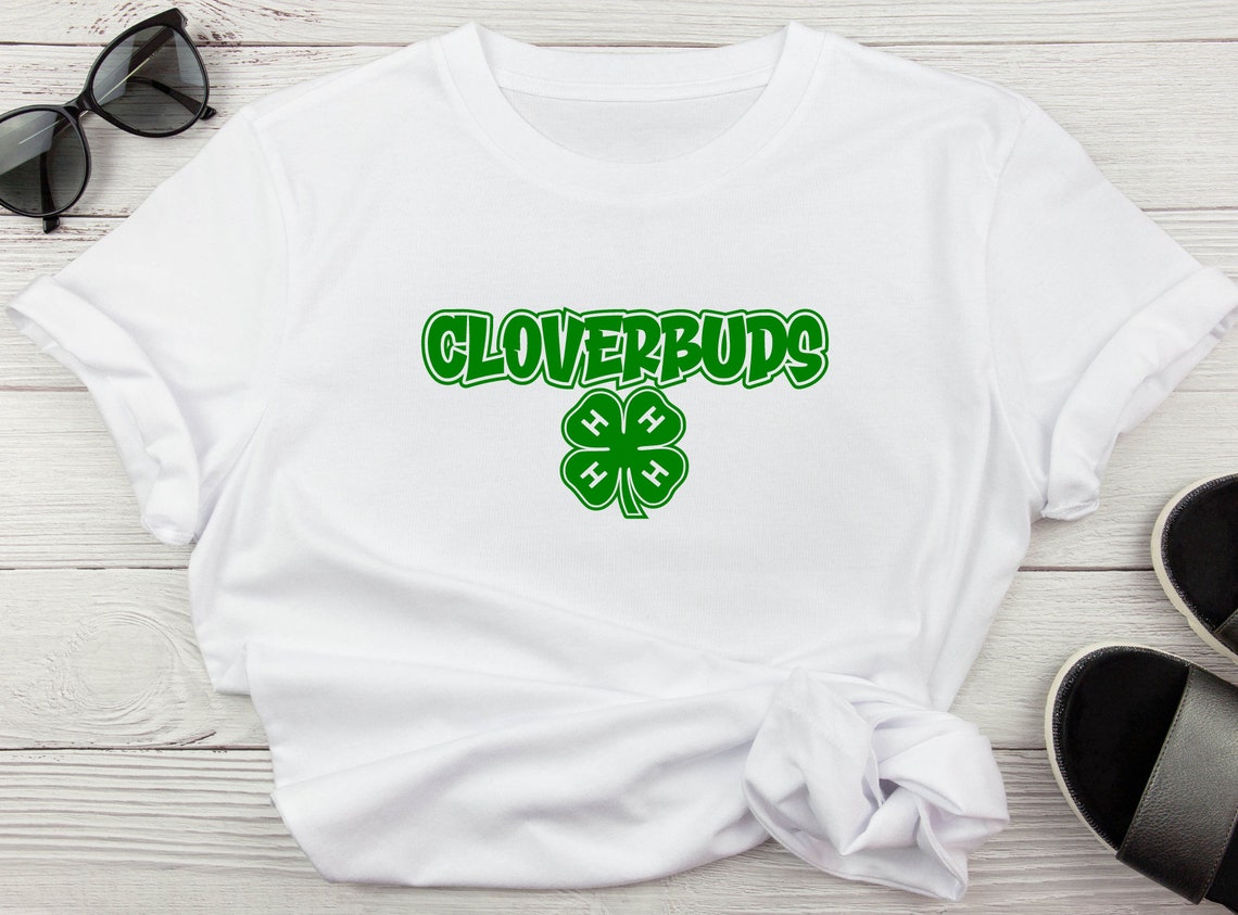 4H Cloverbuds SVG/PNG for T-shirts, 4H Clover PNG for Sublimation, 4H ...