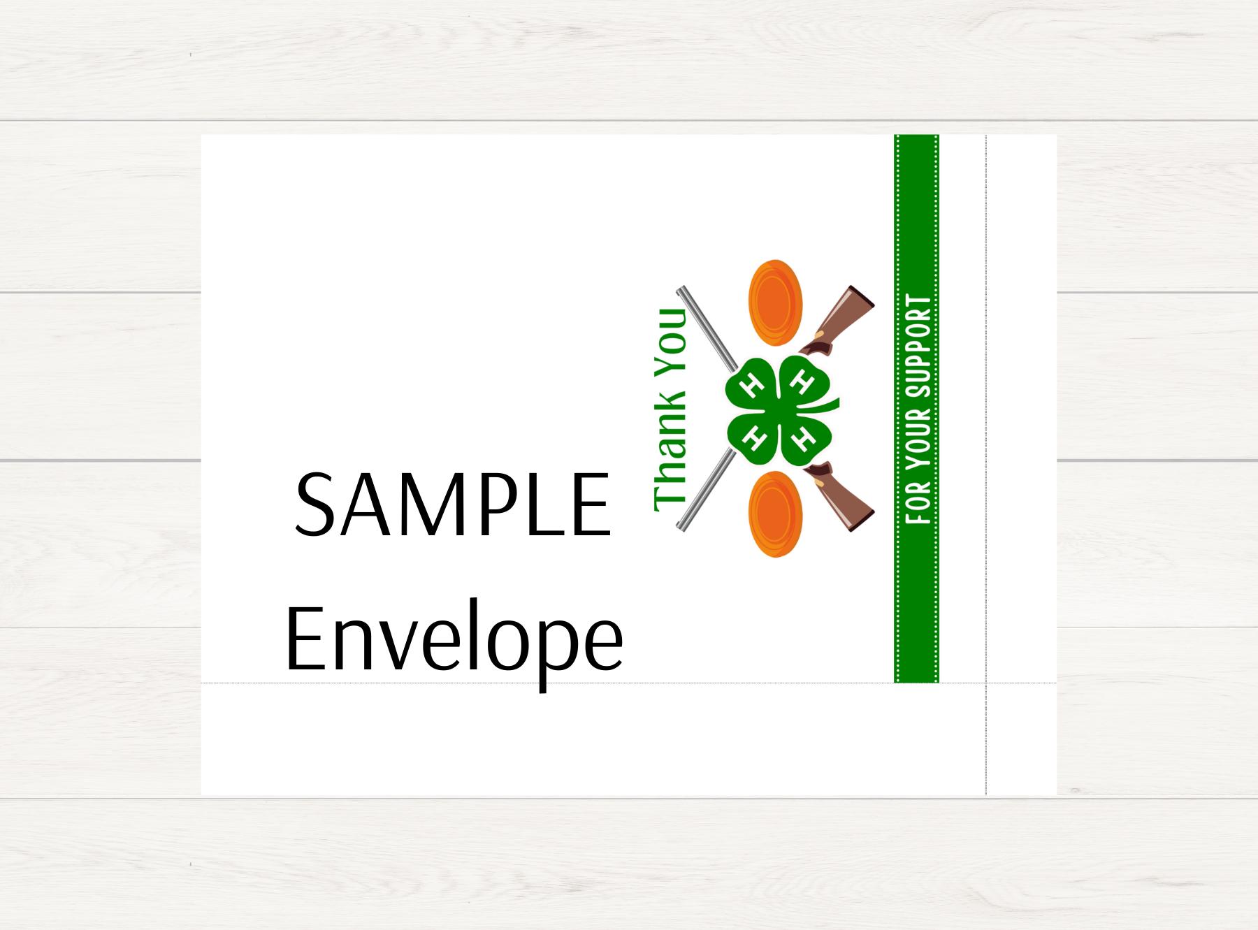 Printable 4H Shooting Sports Thank You Card Template, 5x7 Print at Home ...