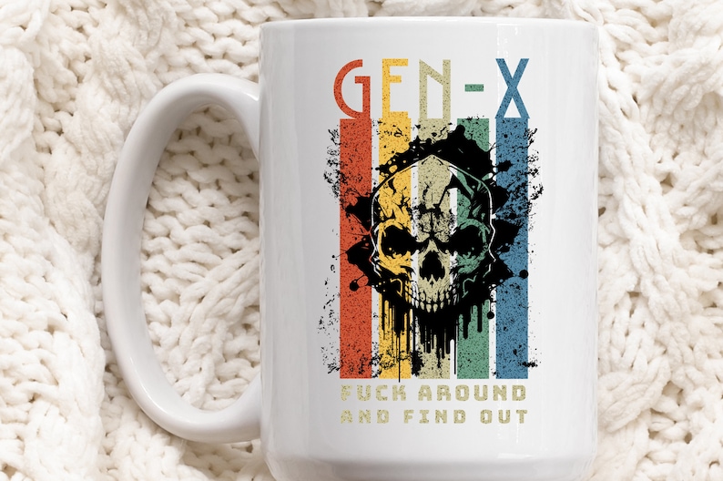 Generation X PNG for Sublimation FAFO Graphic T-shirt Design - Etsy