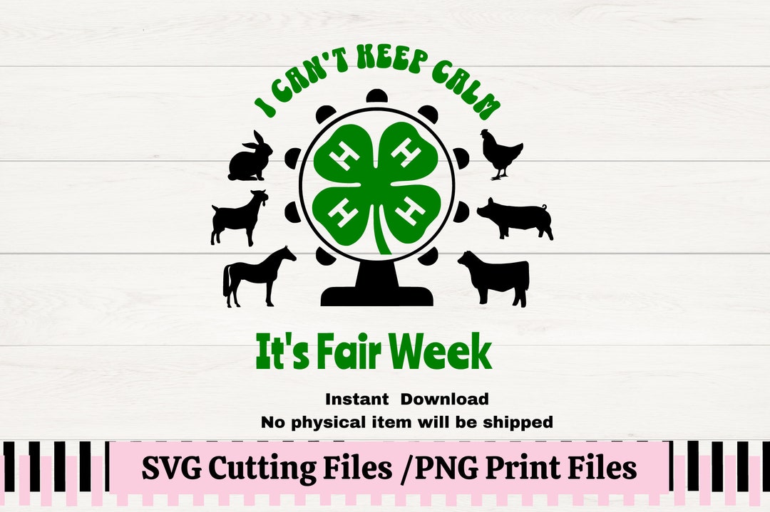 I Can't Keep Calm It's Fair Week SVG for Car Decals, County Fair Design ...