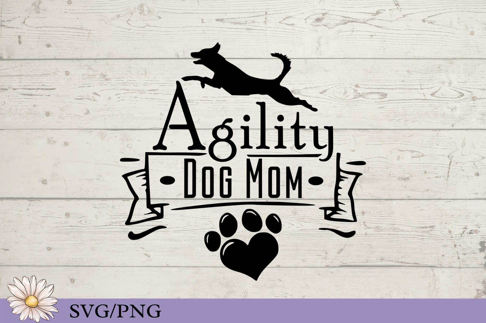 Agility Dog Mom Decal SVG Love My Agility Dog Border Collie - Etsy