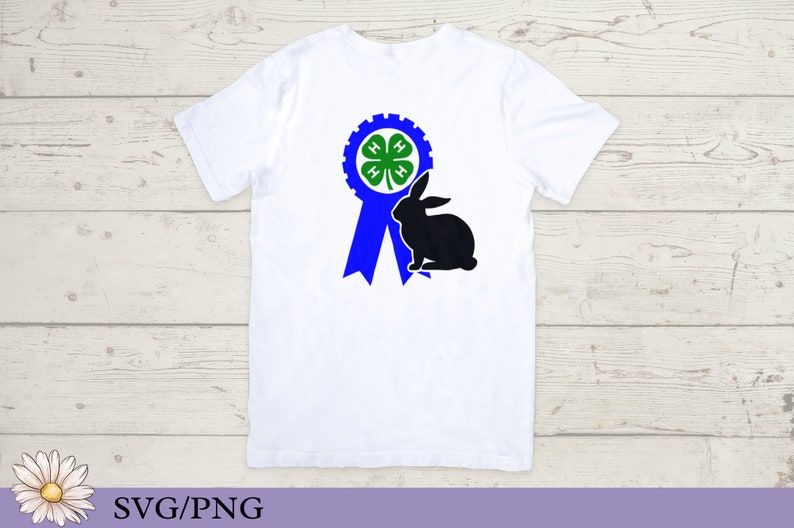 4H Clover SVG for Decals 4H Rabbit Showmanship Svg for Club - Etsy