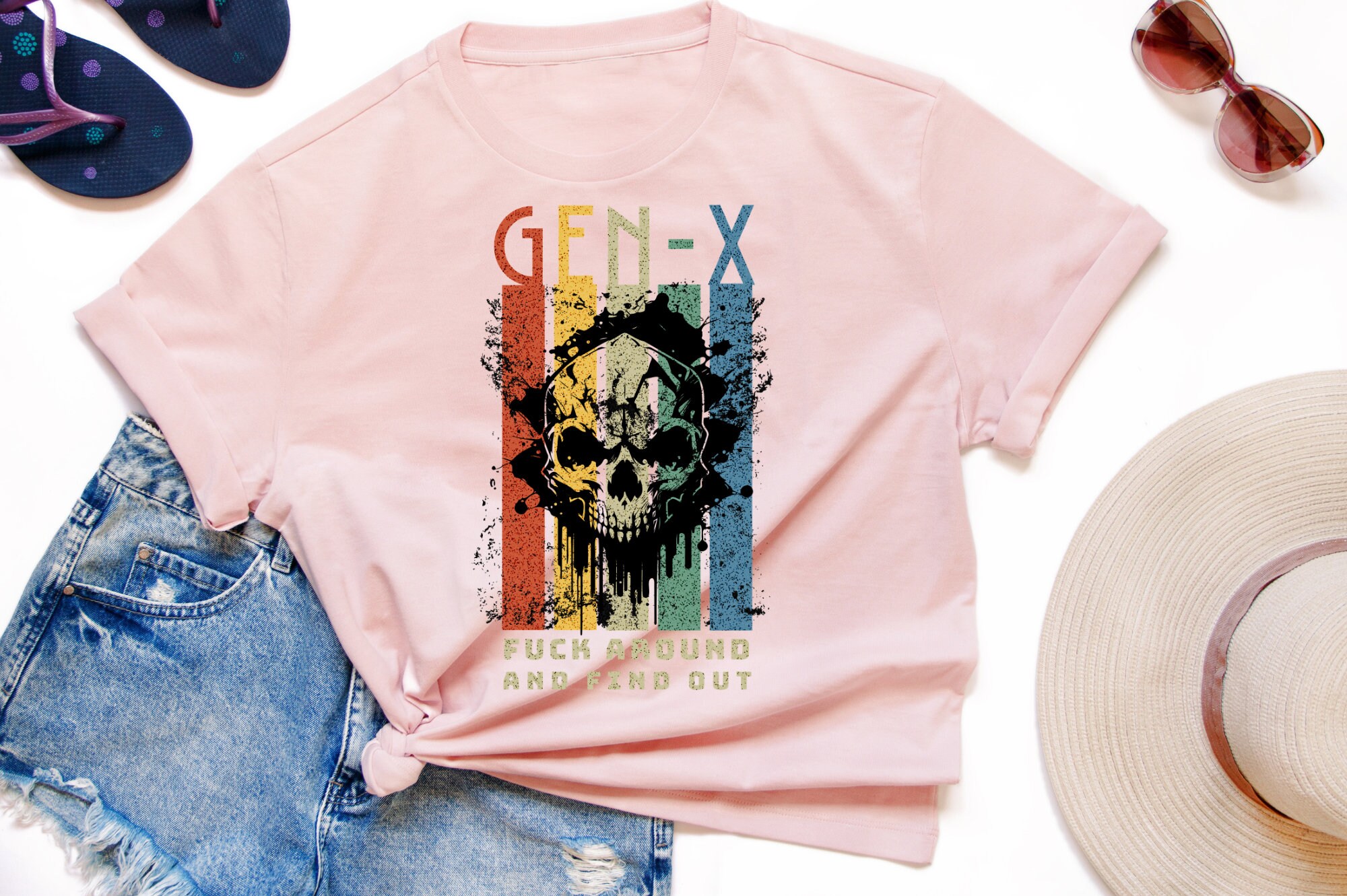 Generation X PNG for Sublimation FAFO Graphic T-shirt Design - Etsy