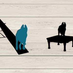 Make Your Own Dog Agility Course SVG/PNG Bundle,19 Dog Agility ...
