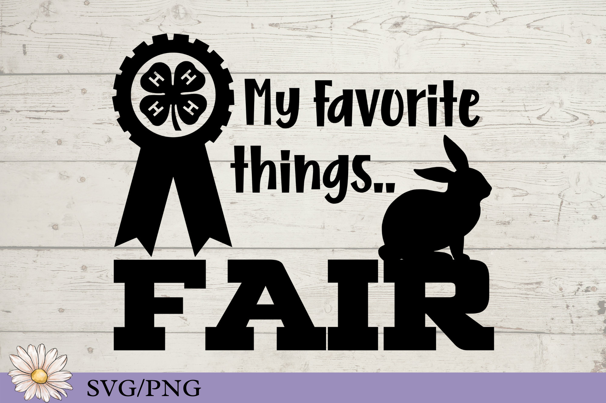 Fair 4H and Rabbits SVG, County Fair Design for T-shirt, Rabbit ...
