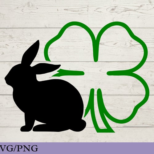 4H Clover SVG for Decals 4H Rabbit Showmanship Svg for - Etsy