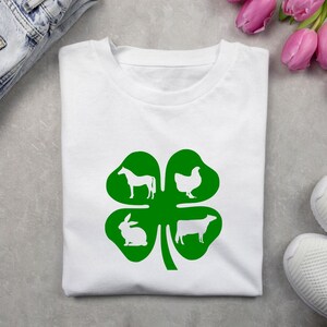 4H Clover SVG, County Fair Showmanship PNG, Livestock Farm Animals ...