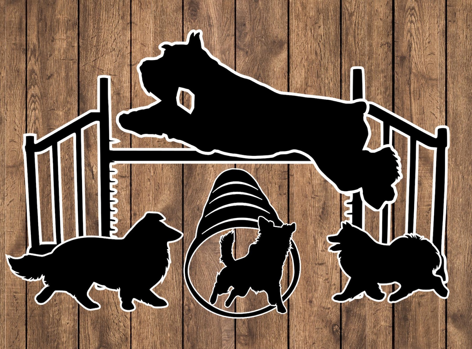 Build Your Own Agility Course PNG Files, Agility Dog Lover Clipart ...