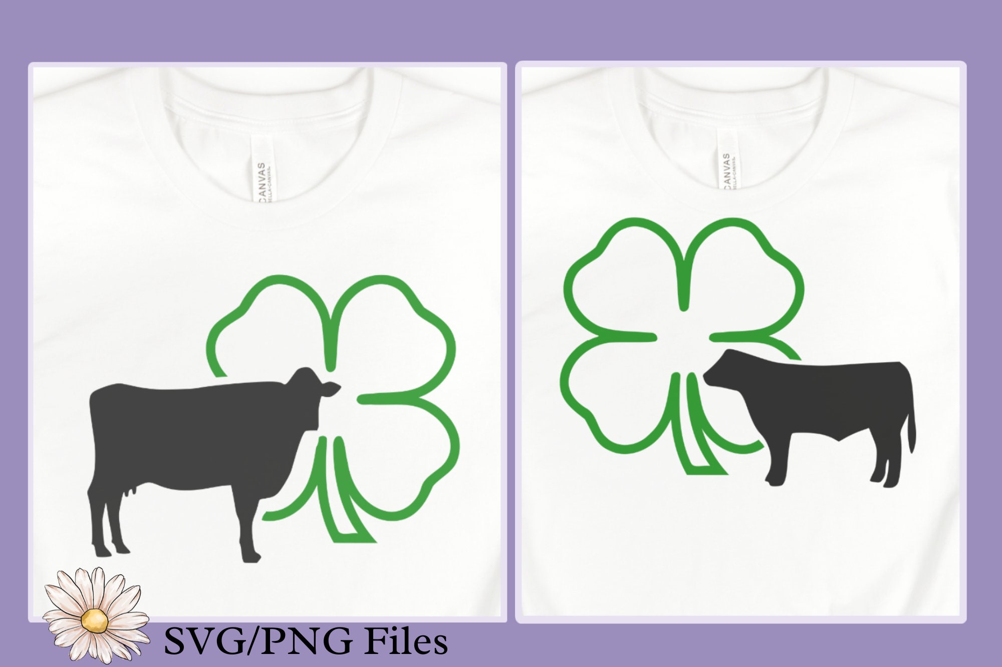 4H Clover SVG for Decals 4H Dairy Cow Showmanship Svg for - Etsy