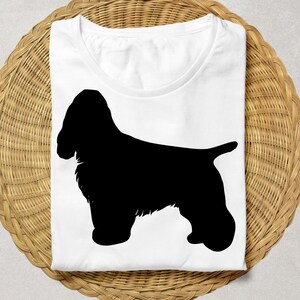 Cocker Spaniel Agility Dog Silhouette SVG, Gift for Dog Trainer PNG ...
