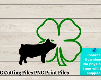 4H Clover SVG for Decals, 4H Rabbit Showmanship Svg for T-shirt, 4H ...