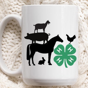 4H Clover SVG Bundle, 4H Showmanship Svg's, County Fair Youth Show, Ag ...