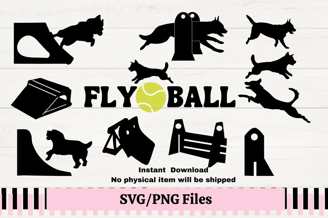 Make Your Own Flyball SVG File, Flyball Lover PNG for Sublimation ...