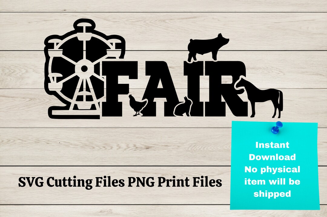 County Fair Week SVG for Car Decals, County Fair Design for T-shirt, 4H ...