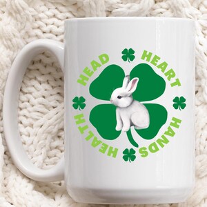 4H Clover Rabbit PNG, Rabbit PNG for 4H T-shirt, 4H Clover Rabbit Print ...