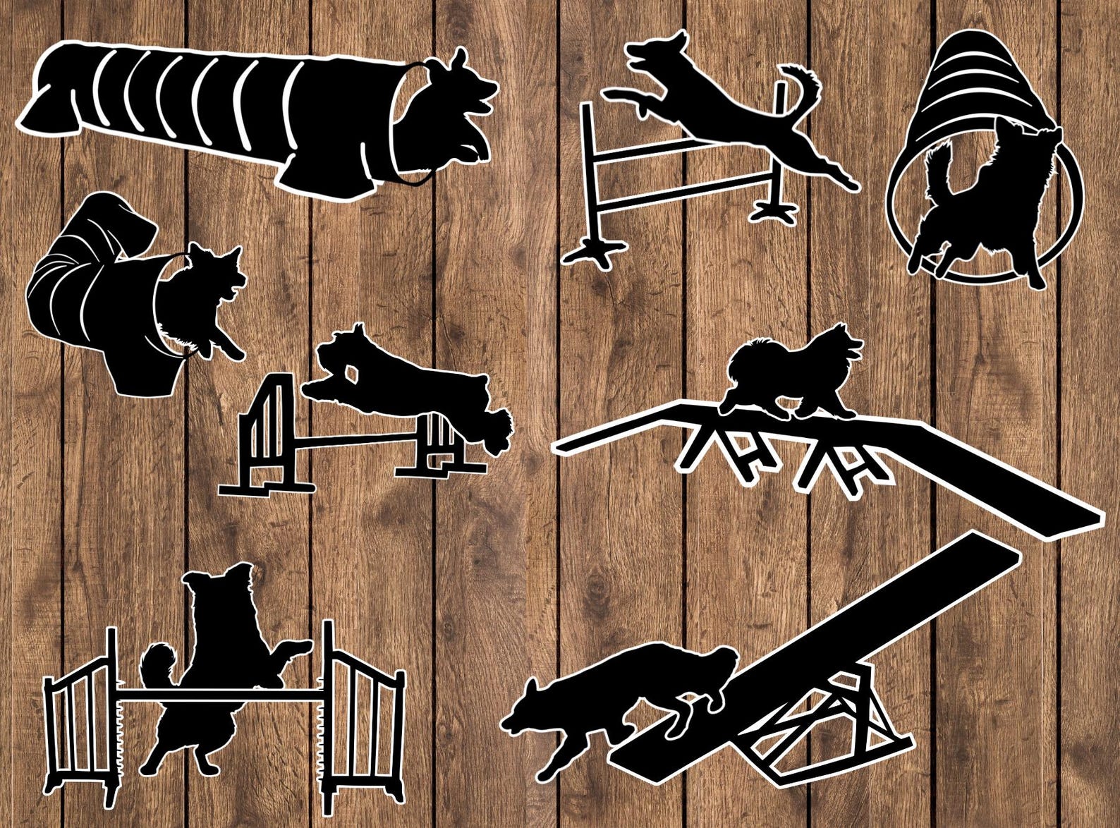 Build Your Own Agility Course PNG Files, Agility Dog Lover Clipart ...