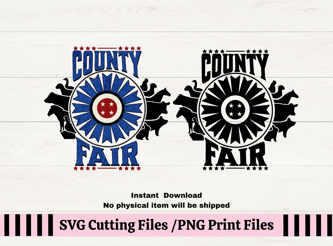 County Fair Animals SVG PNG, Farm Silhouette Bundle (digital Download ...