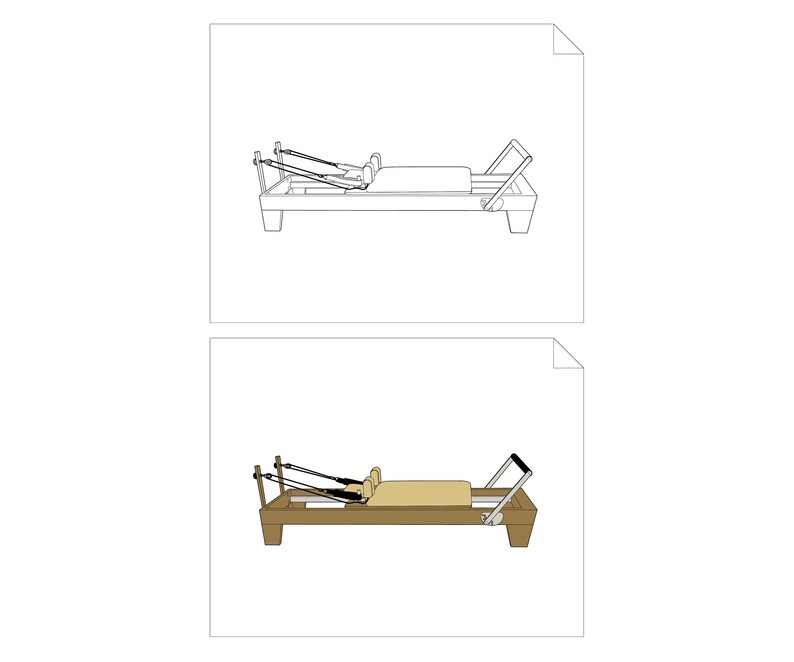 Printable Pilates REFORMER Poster, Pilates Equipment Print, Pilates ...