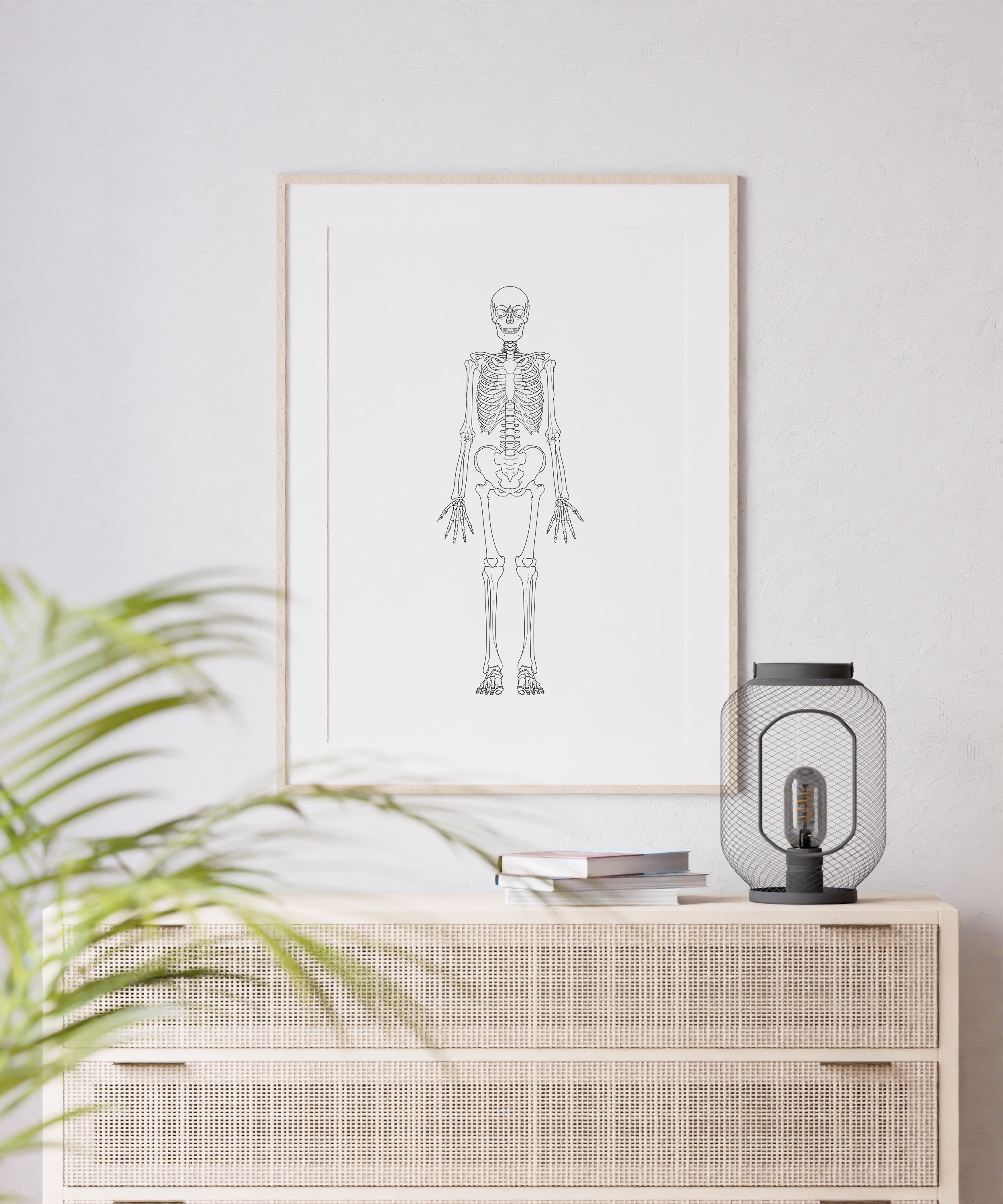 Printable, Human Anatomy Poster, Anatomy Wall Art, Skeleton Print ...
