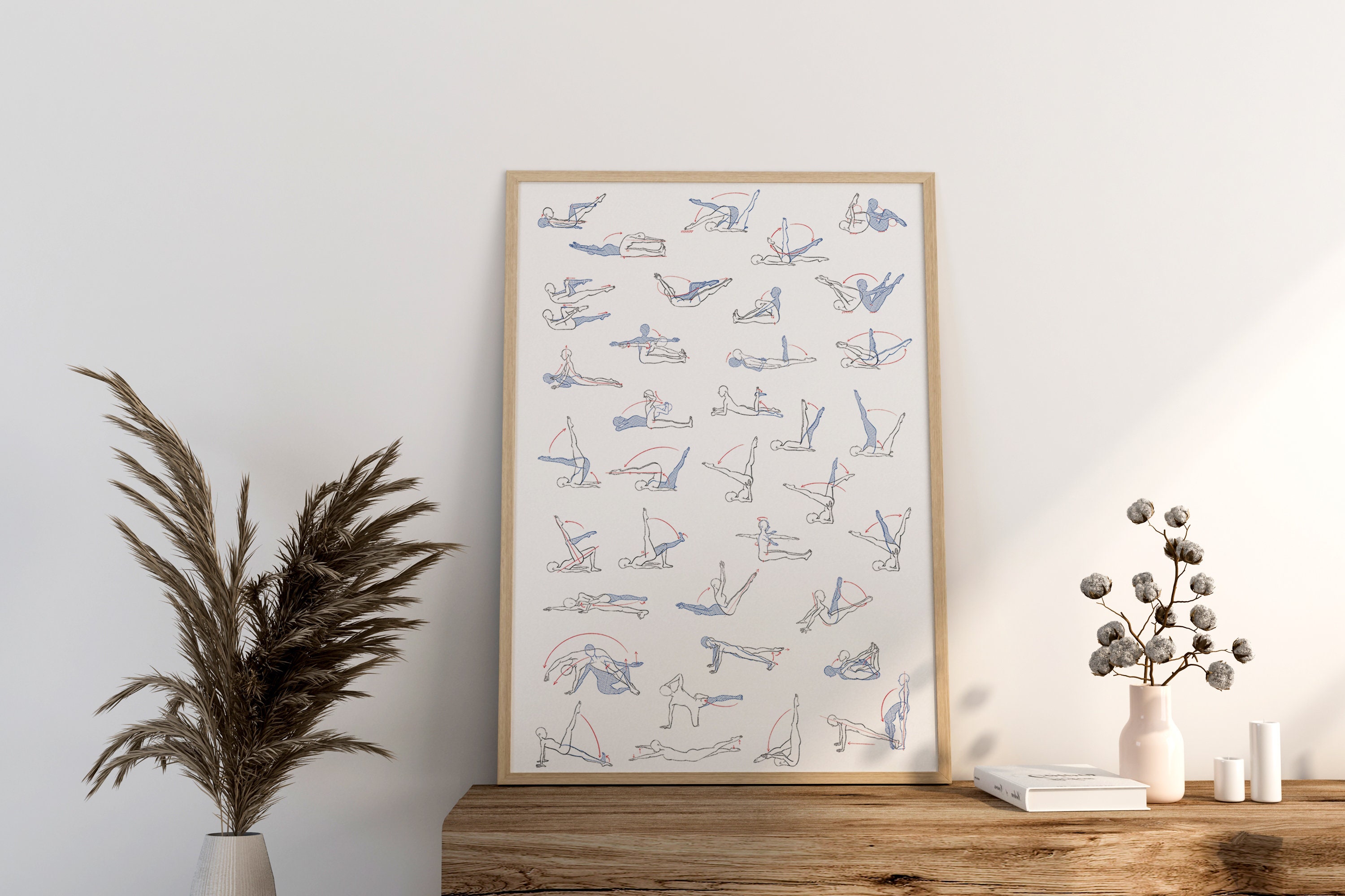 Printable, Pilates Poster, Pilates Wall Art, Pilates Print, Digital ...