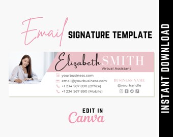 Virtual Assistant Email Signature - Etsy