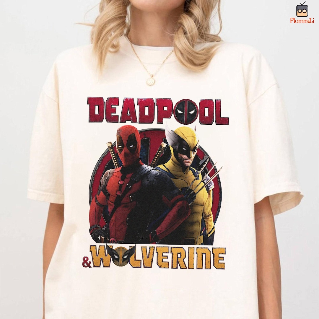 Deadpool and Wolverine Tshirt, Deadpool 3 Movie Shirt, Deadpool ...