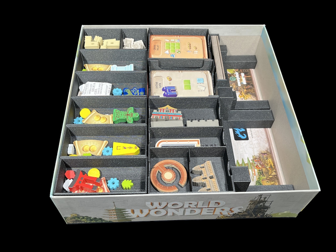 DIGITAL STL World Wonders Board Game + Mundo Expansion Organizer - Etsy