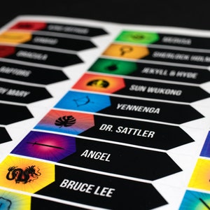 Unmatched Board Game Organizer Labels - Etsy