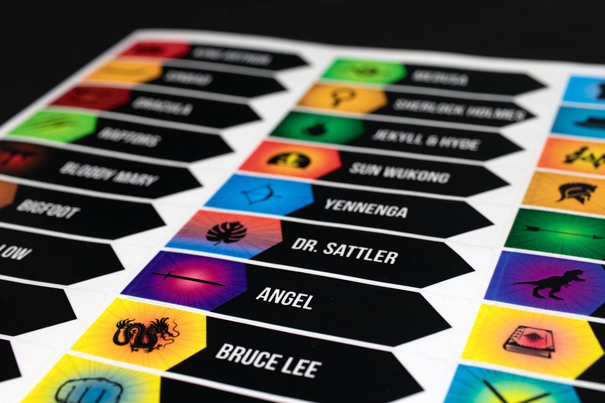 Unmatched Board Game Organizer Labels - Etsy