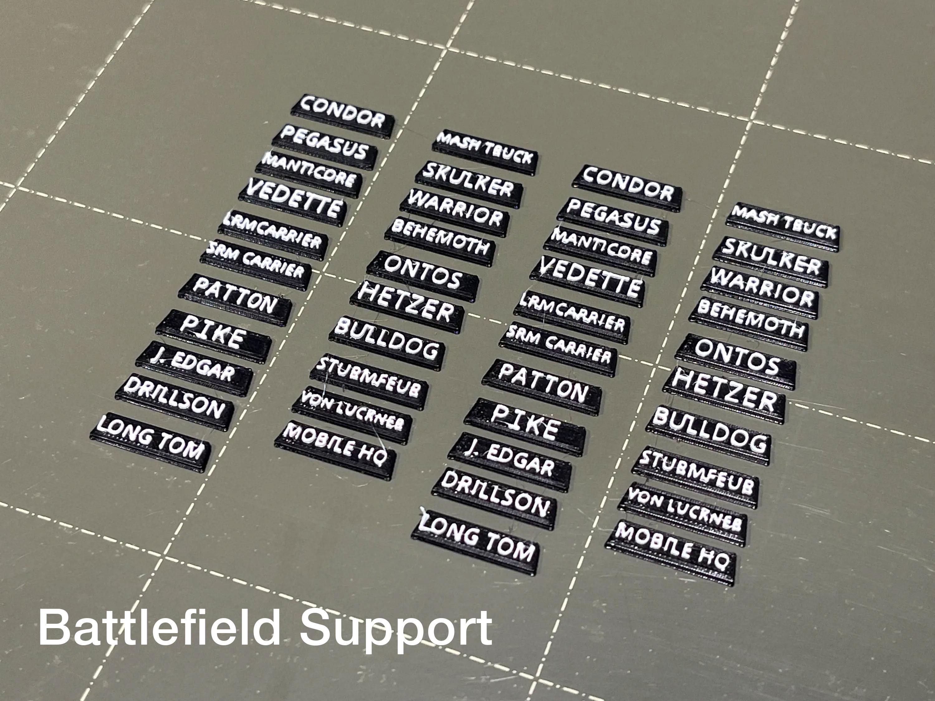 Battle Mech Miniature Labels - Etsy