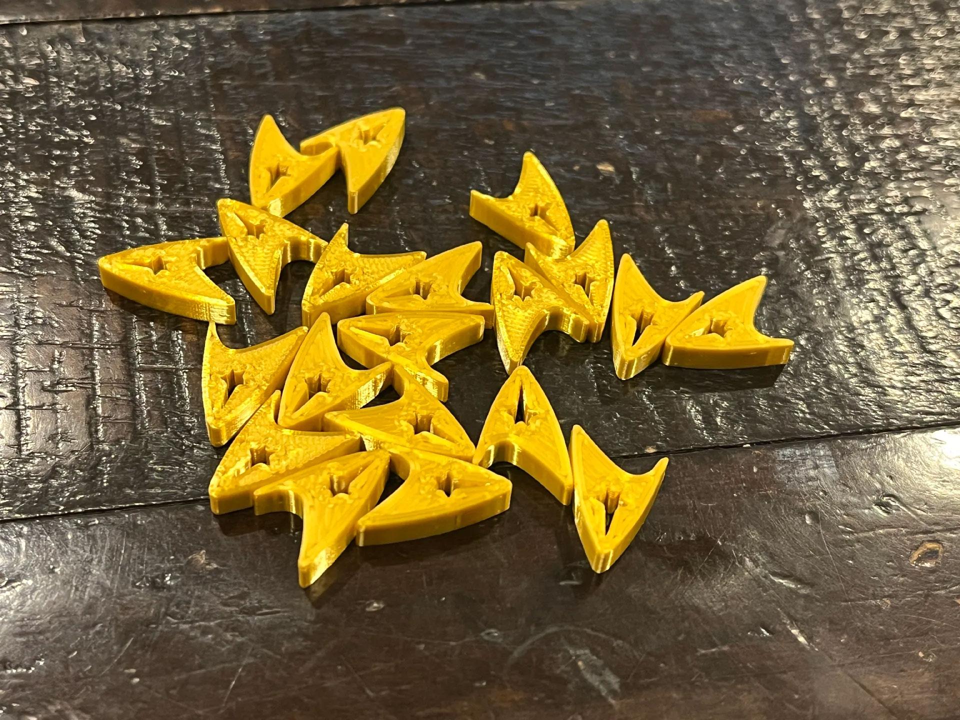 Star Trek: Captains Chair Exhaust Tokens - Etsy