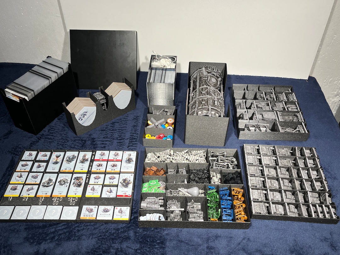 DIGITAL STL Frostpunk Box Insert Organizer (all In) Core + Miniatures ...