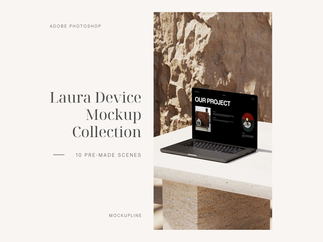 Laura Device Mockup Collection: Macbook, Ipad, iPhone (digital Product ...