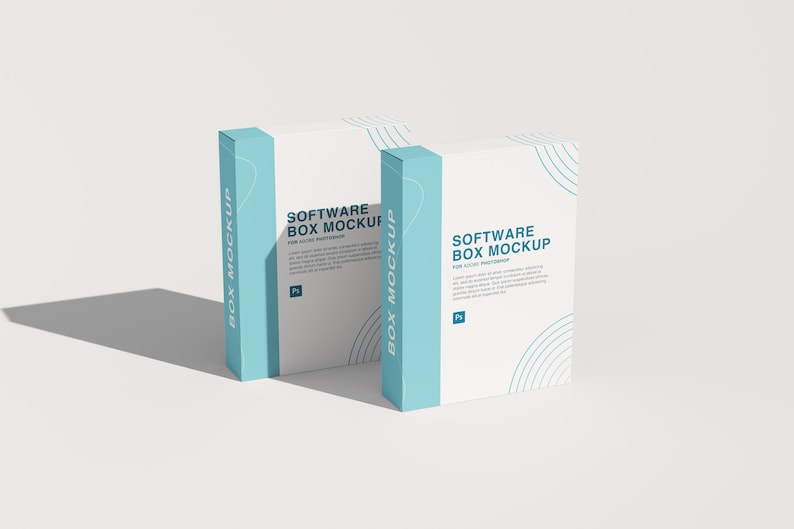 Software Box Mockup, Tall Box Mockup, Vertical Box Mockup, Box Mockup ...