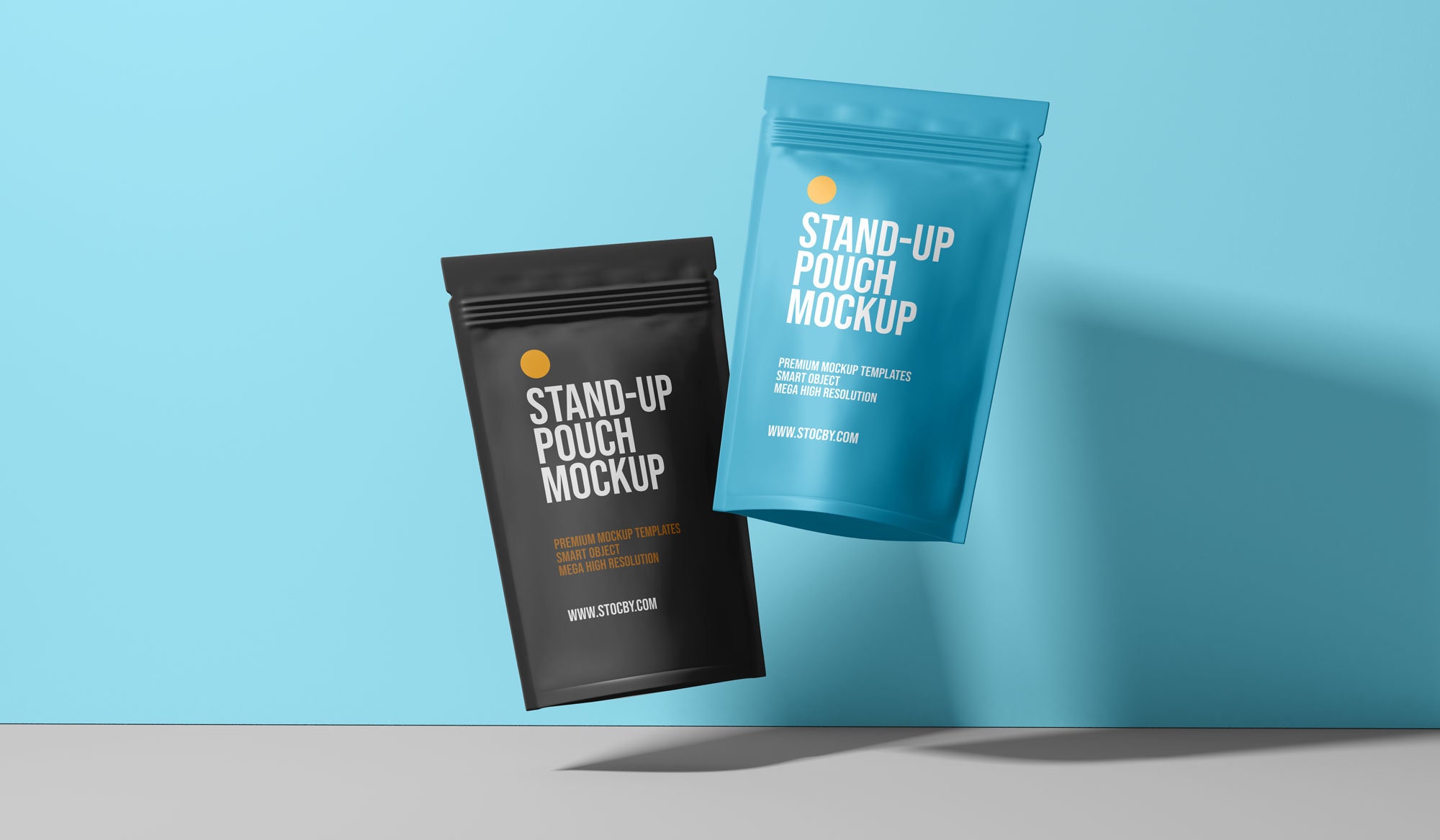 Pouch Bag Mockup 7 Psd, Standing Pouch Mockup, Stand-up Pouch Bag ...