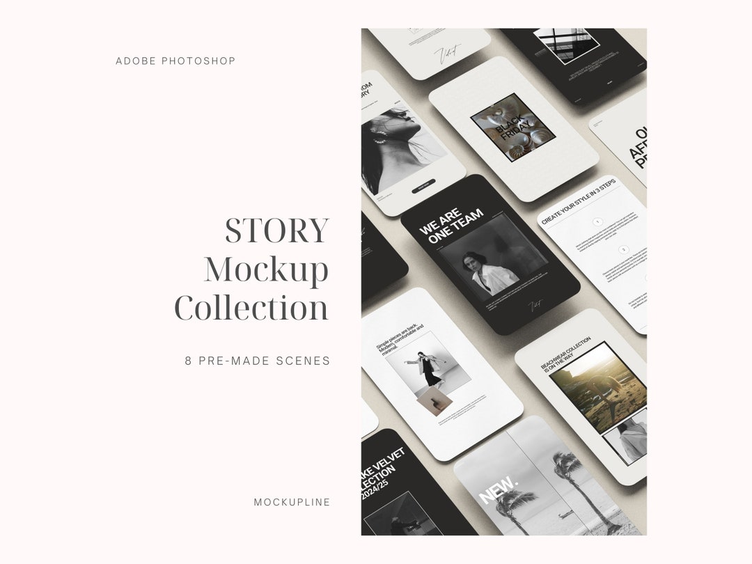 Instagram Story Mockup Collection: Social Media Mockup (PSD Digital ...