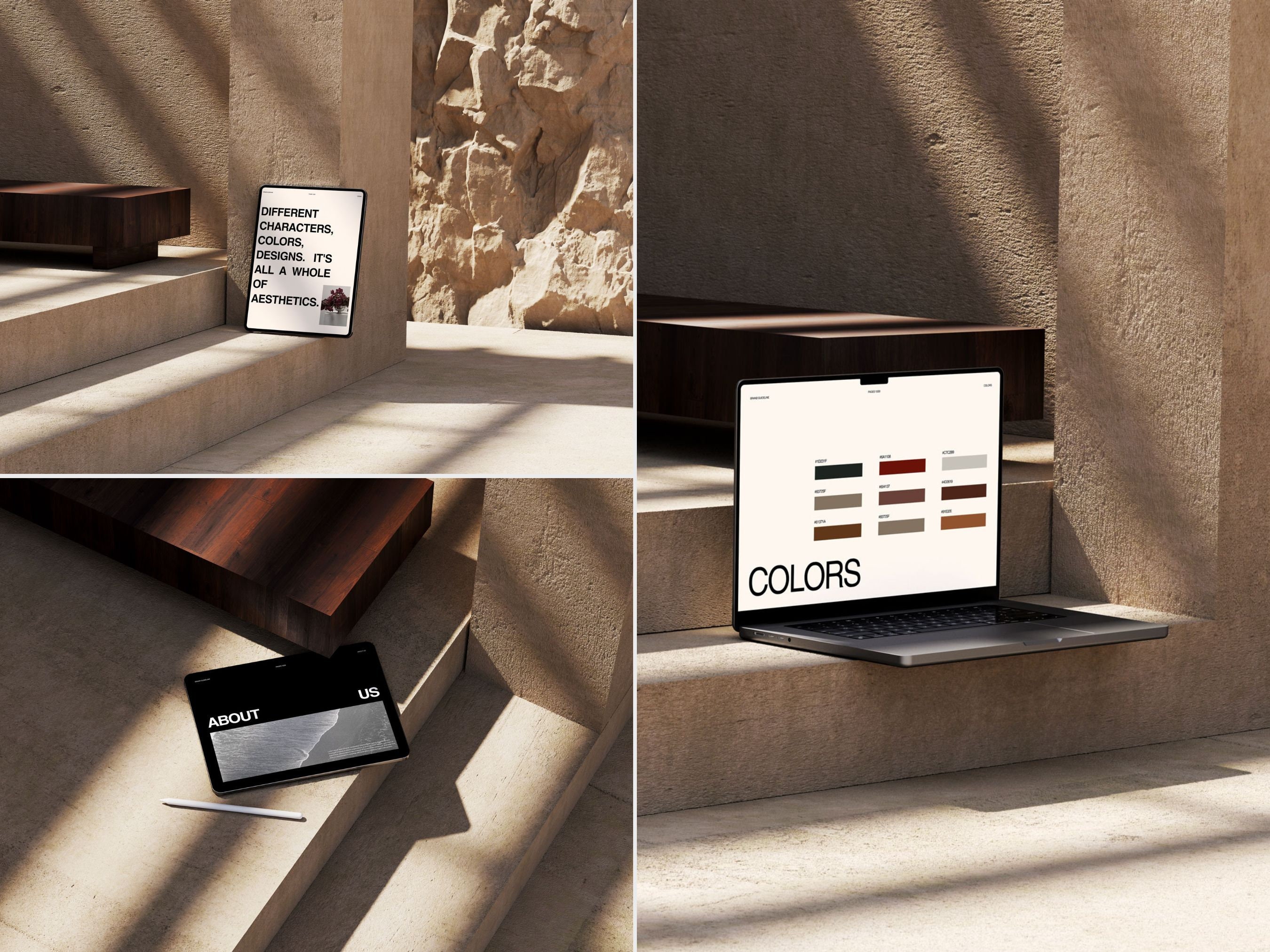 Laura Device Mockup Collection: Macbook, Ipad, iPhone (digital Product ...