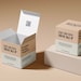 Square Box Mockup: Cosmetic Packaging Template (7 PSD) (digital ...