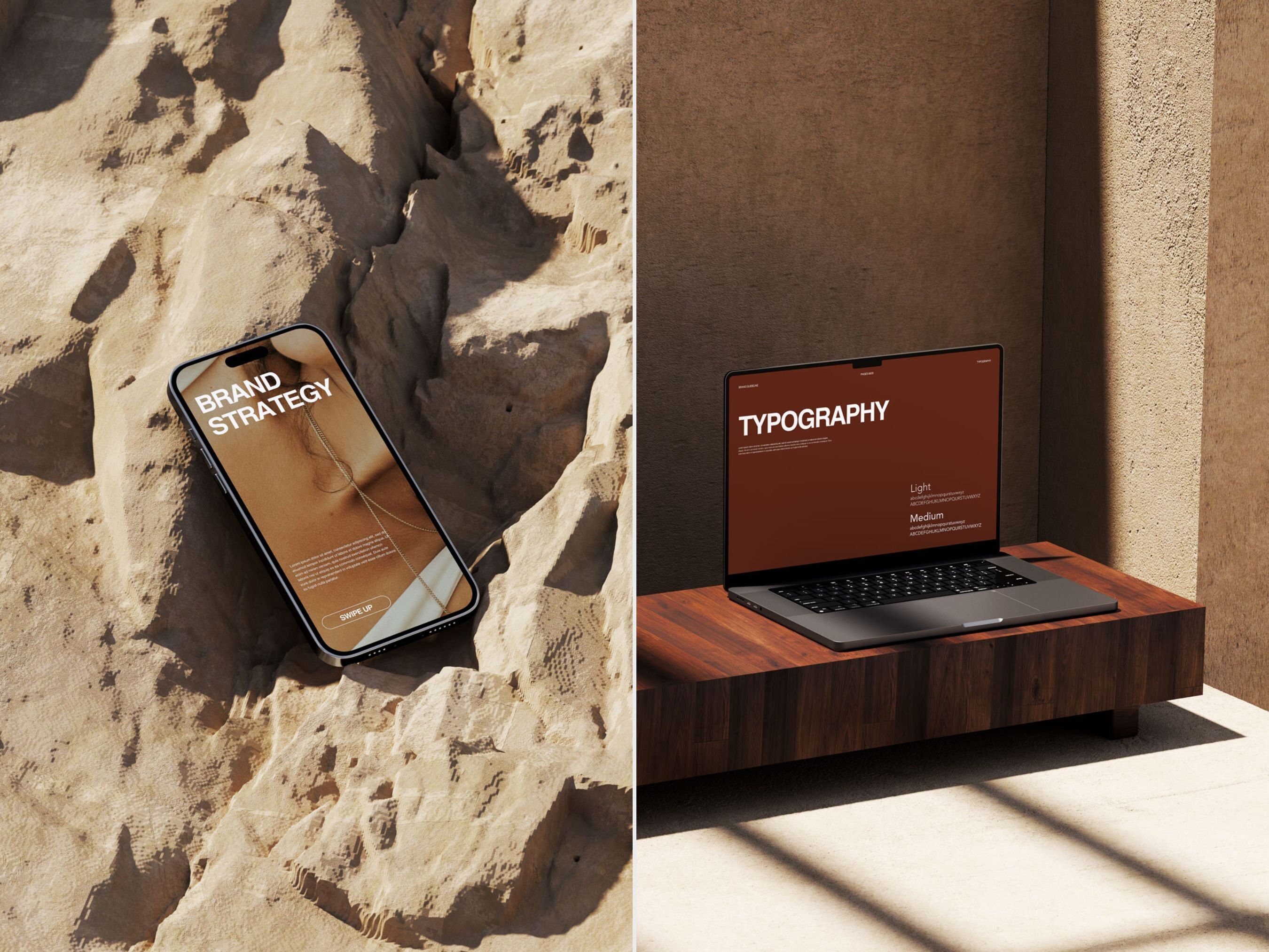 Laura Device Mockup Collection: Macbook, Ipad, iPhone (digital Product ...