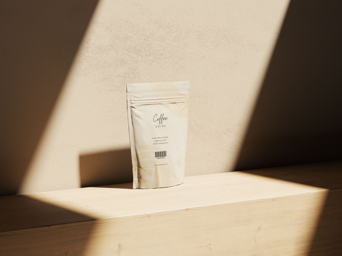 Pouch Bag Mockup Collection, Standing Pouch Mockup, Pouch Packaging ...