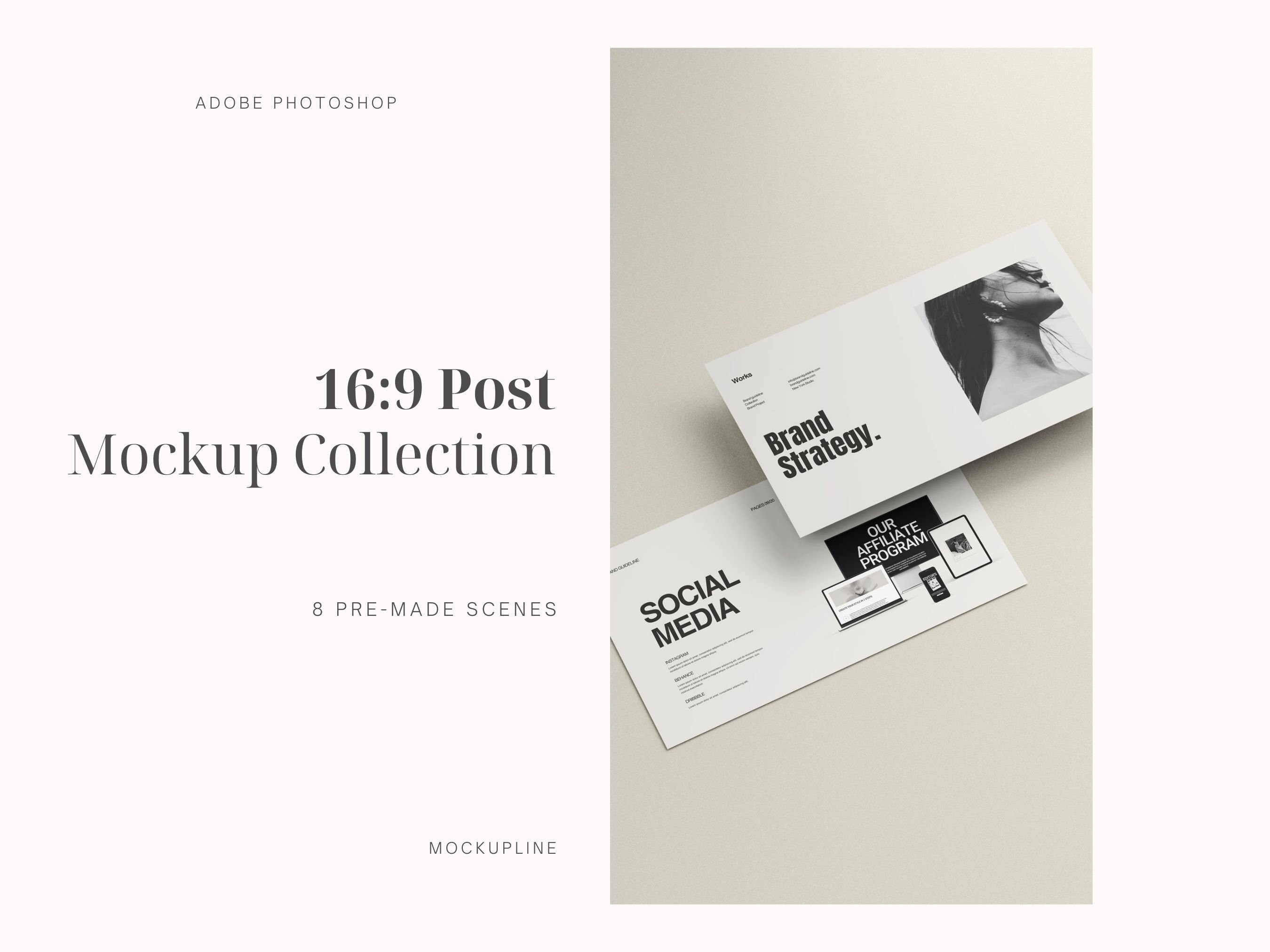 16:9 Mockup Collection, 1920x1080 Mockup, Presentation Mockup Bundle ...