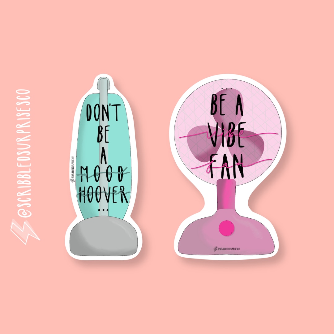 Mood Hoover/vibe FAN Sticker Set - Etsy