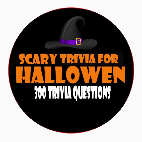 300 Scary Trivia Questions for Halloween Quiz | Etsy