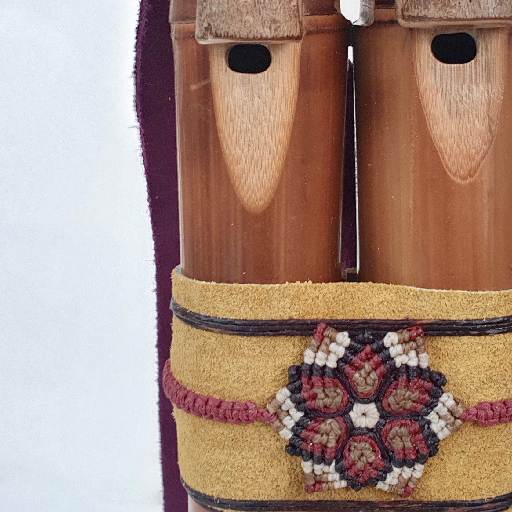 Native American Double Flute Drone Flute - Etsy