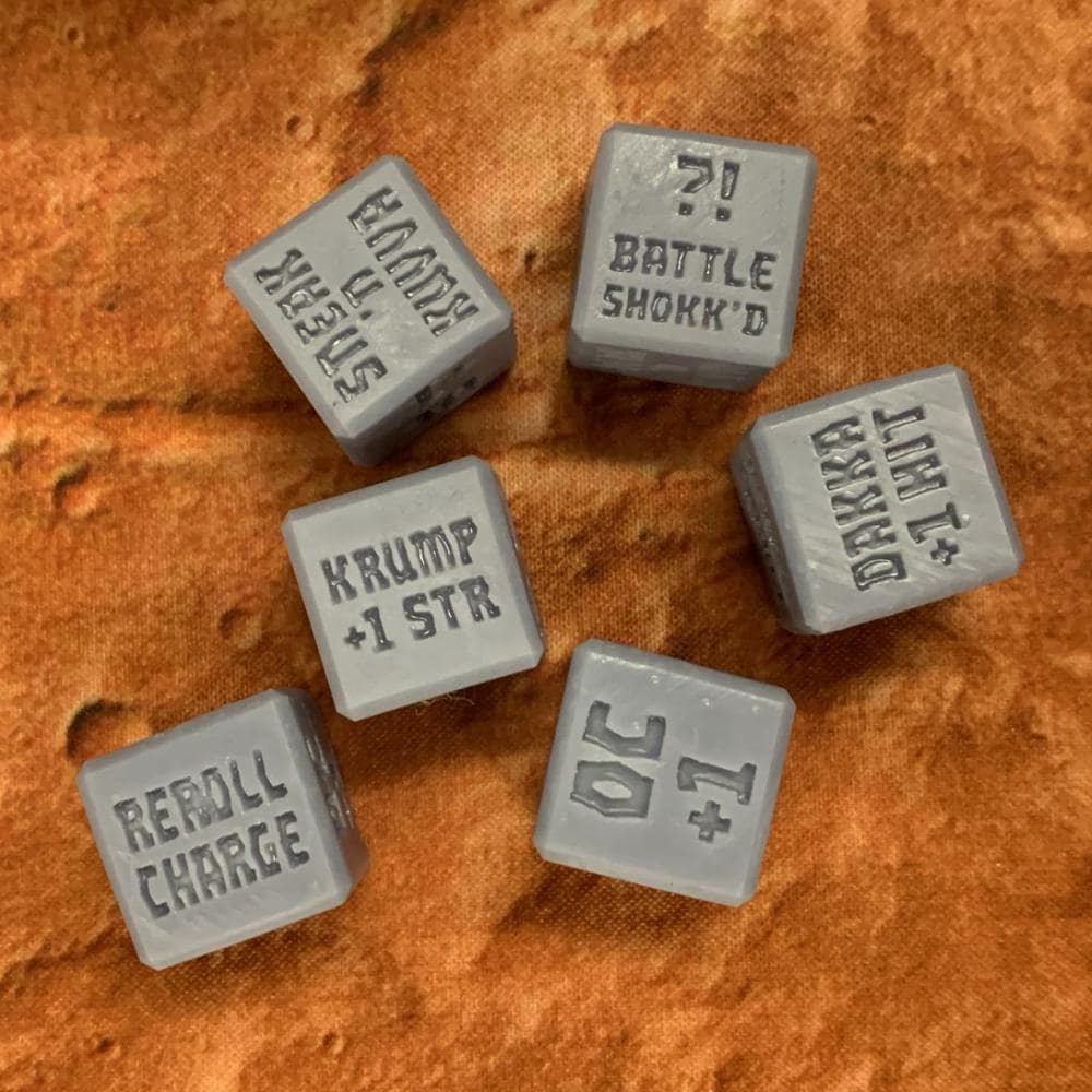 Orks Taktiks Indicator Token Counter Marker for Taktikal Brigade ...