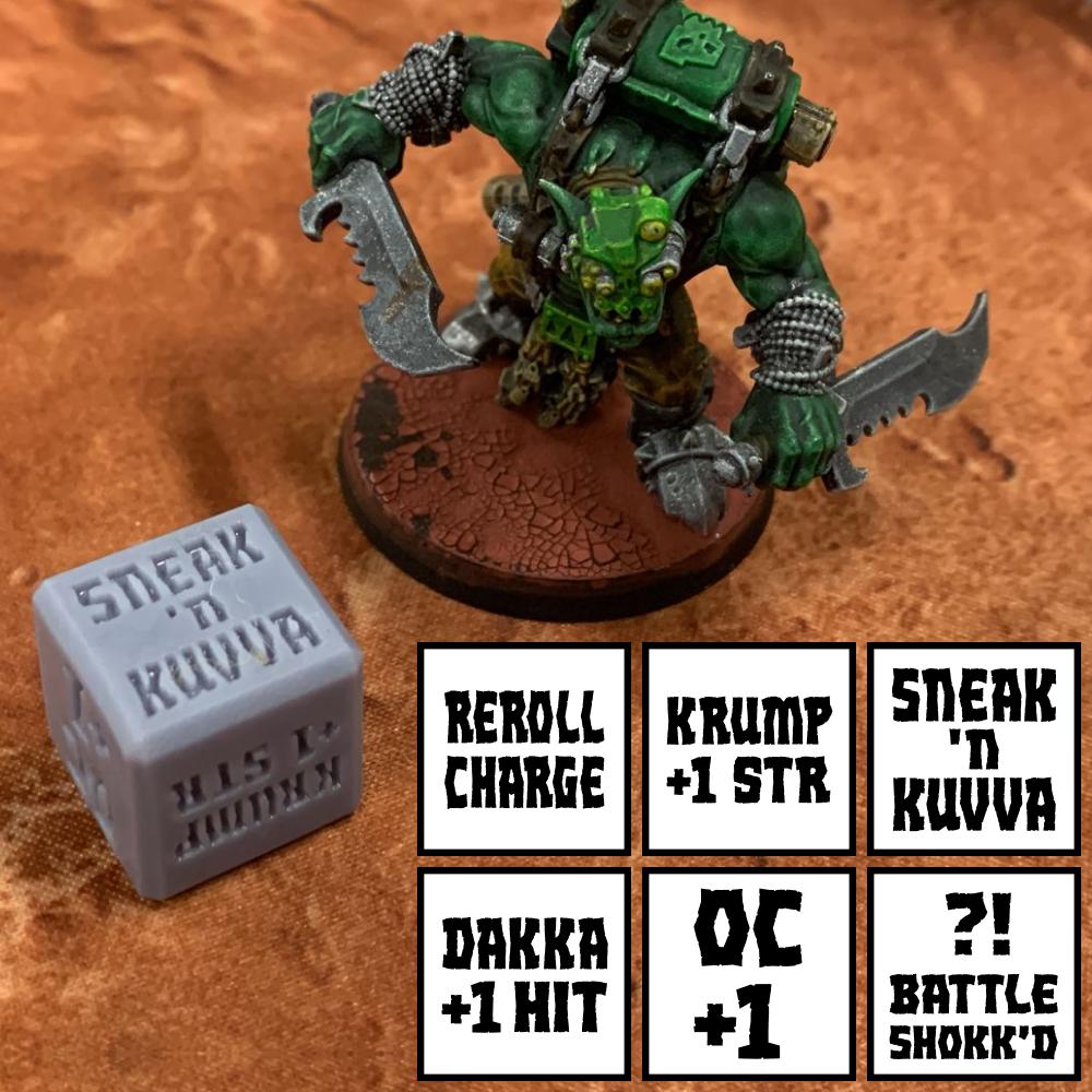 Orks Taktiks Indicator Token Counter Marker for Taktikal Brigade ...