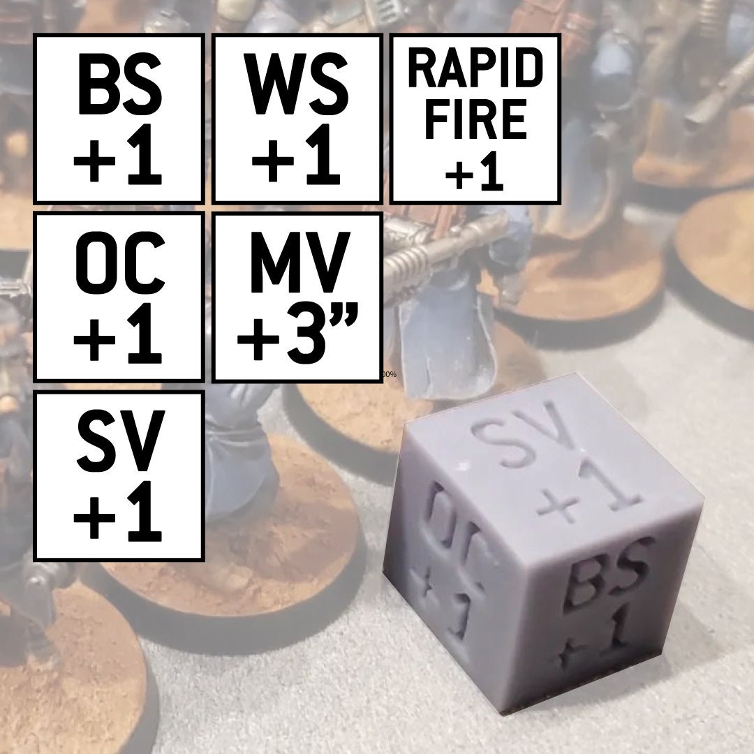 Officer Orders Indicator 'die' Token for Astra Militarum / Imperial ...