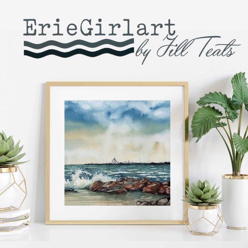 Cedar Point Sandusky Ohio Ohio Art Lake Erie Sandusky | Etsy