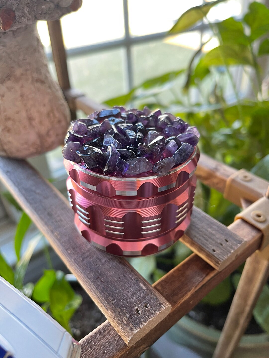 3-piece Crystal Herb Grinder - Etsy