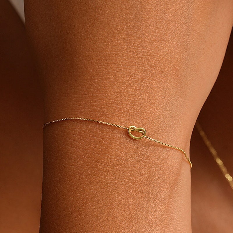 Gold Vermeil Box Bracelet - Etsy